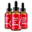 (3 Pack) Glucopure Pro Drops, Advanced Blood Support Liquid Drops, All ...