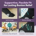 BraceAbility Bunion Relief Socks, Split Toe Compression for Bunion Pain ...