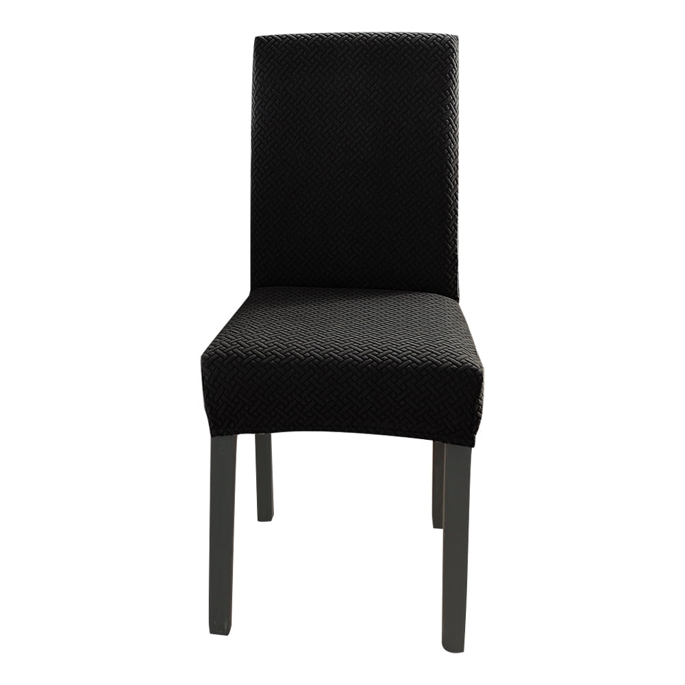 Hododo 4-Piece Stretch Textured Grid Short Dining Chair Slipcover ...