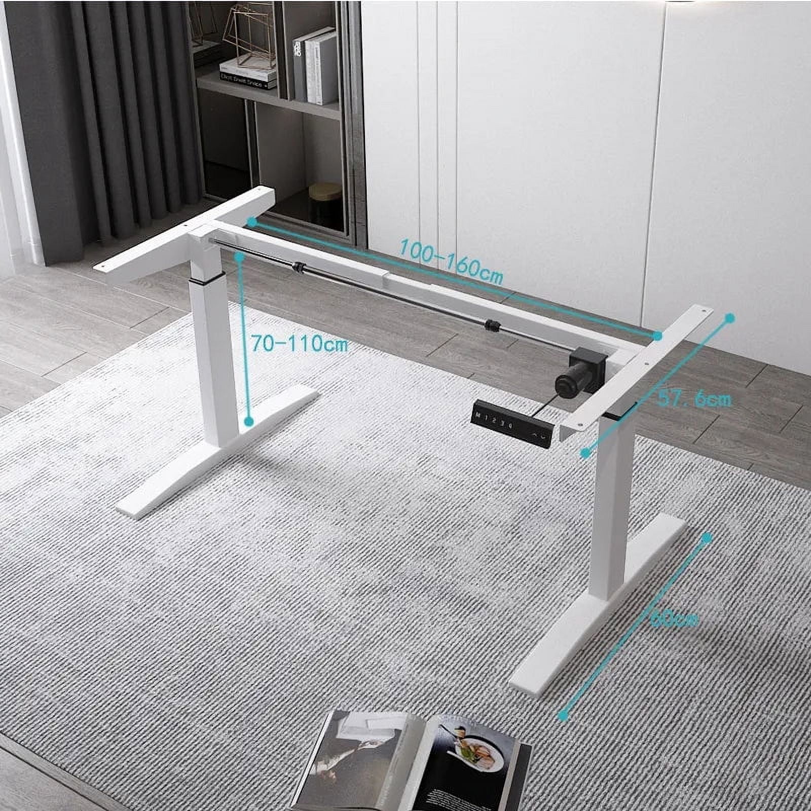Electric Computer Table Single Motor Livable Table Stand Electric ...