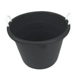 Mainstays 17-Gallon Rope-Handled Storage Tub, Black - Walmart.com