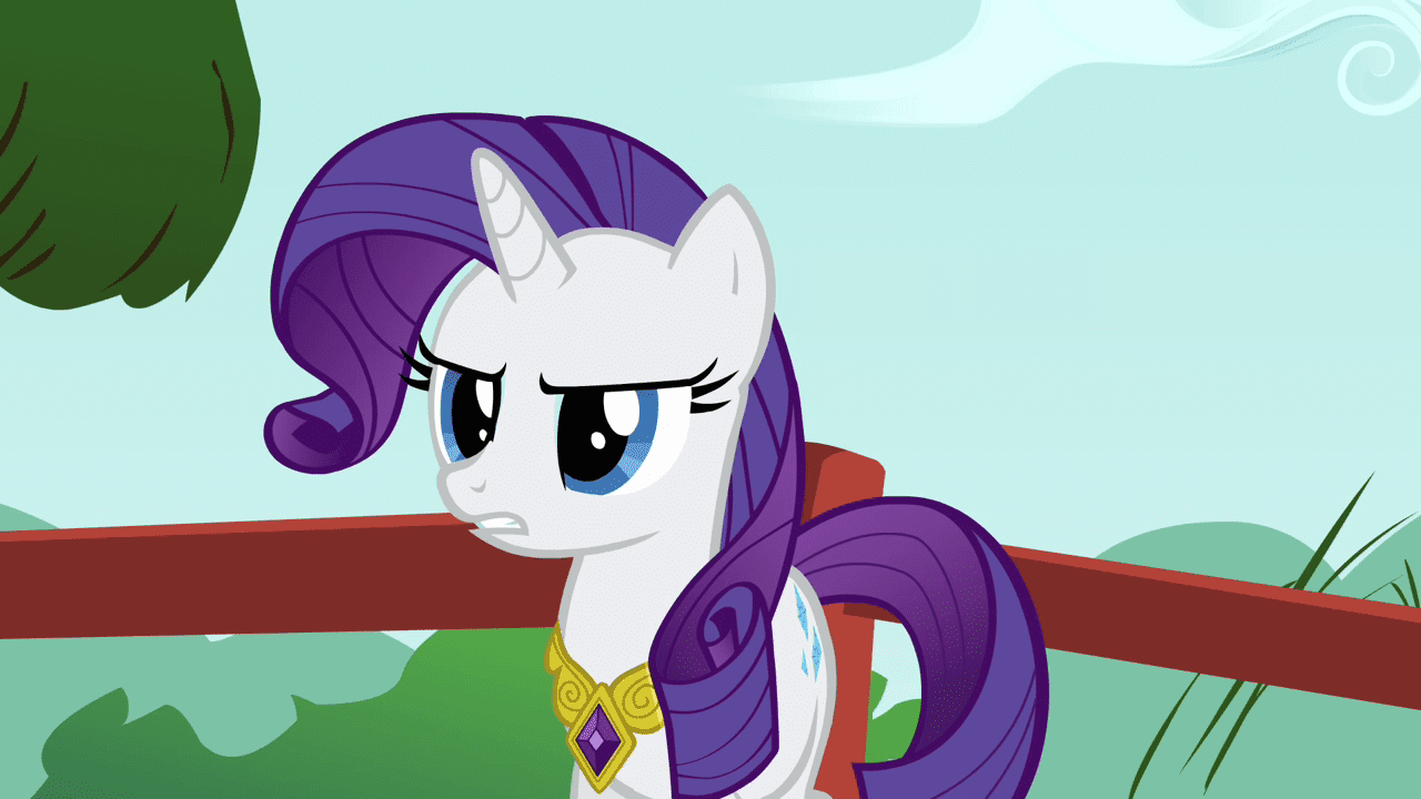 Rarity Laughing