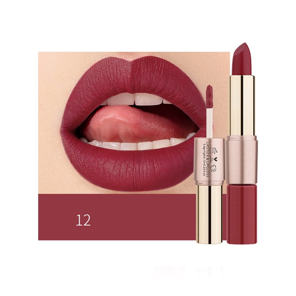 Labial de doble punta con acabado mate, hidratante y duradero, ideal ...