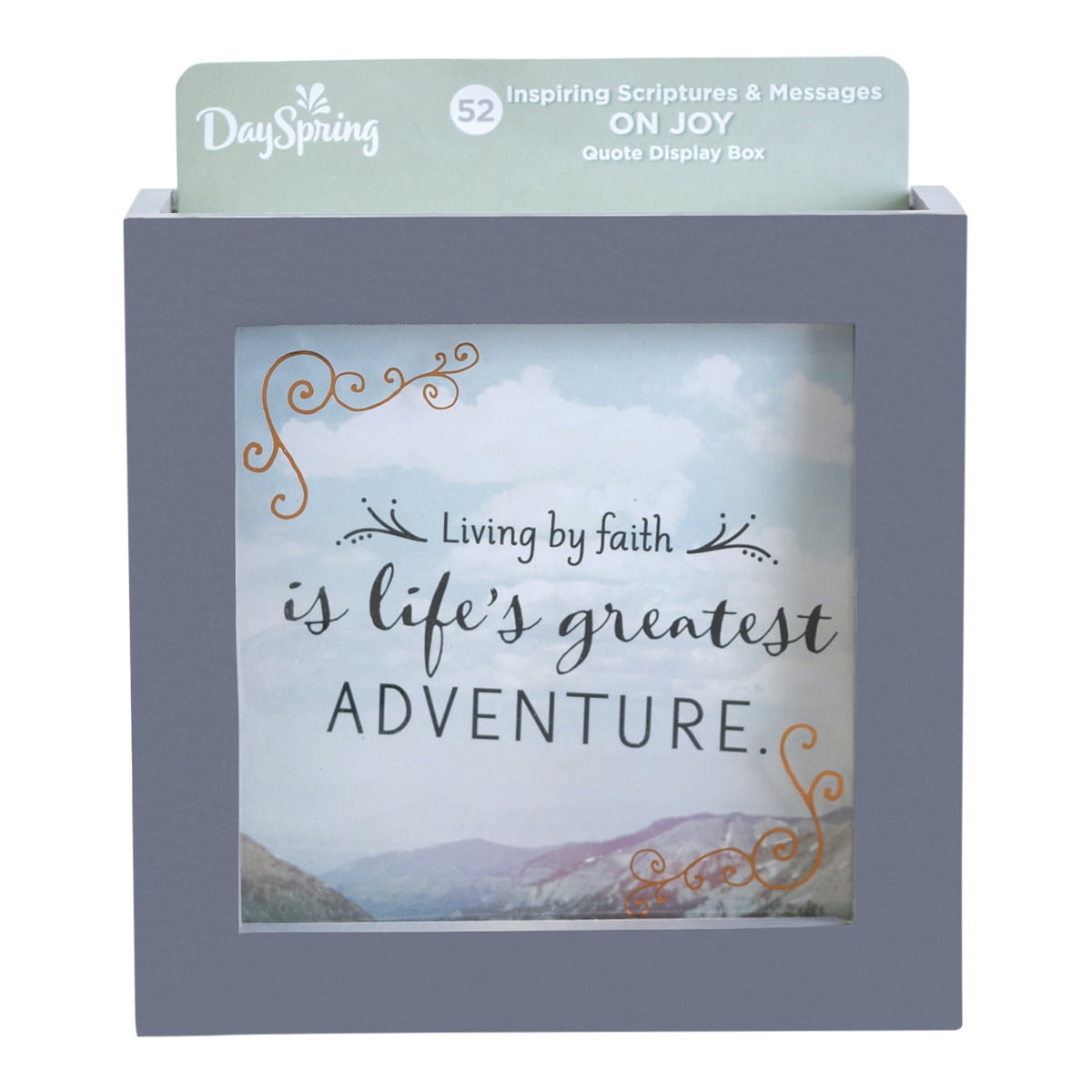 DaySpring, Joy, Wooden Message Box - Walmart.com