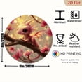 2D Flat, Charming Pink Dragon Metal Sign - Cute Cherry Blossom Design ...