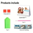 FLOPESN 2026 DIY Diamond Art Painting Desk Calendar,Thick Paper Monthly ...