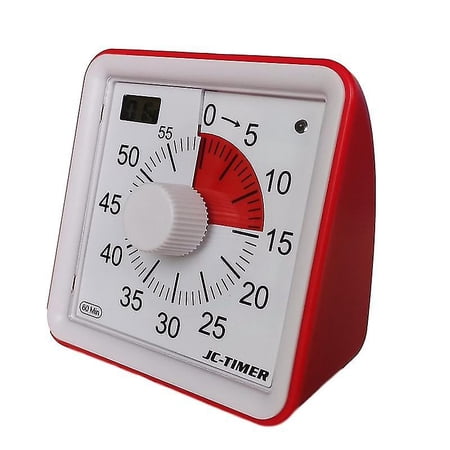 Visual Timer 60-minute Silent Countdown Timer For Kids And Adults Time ...