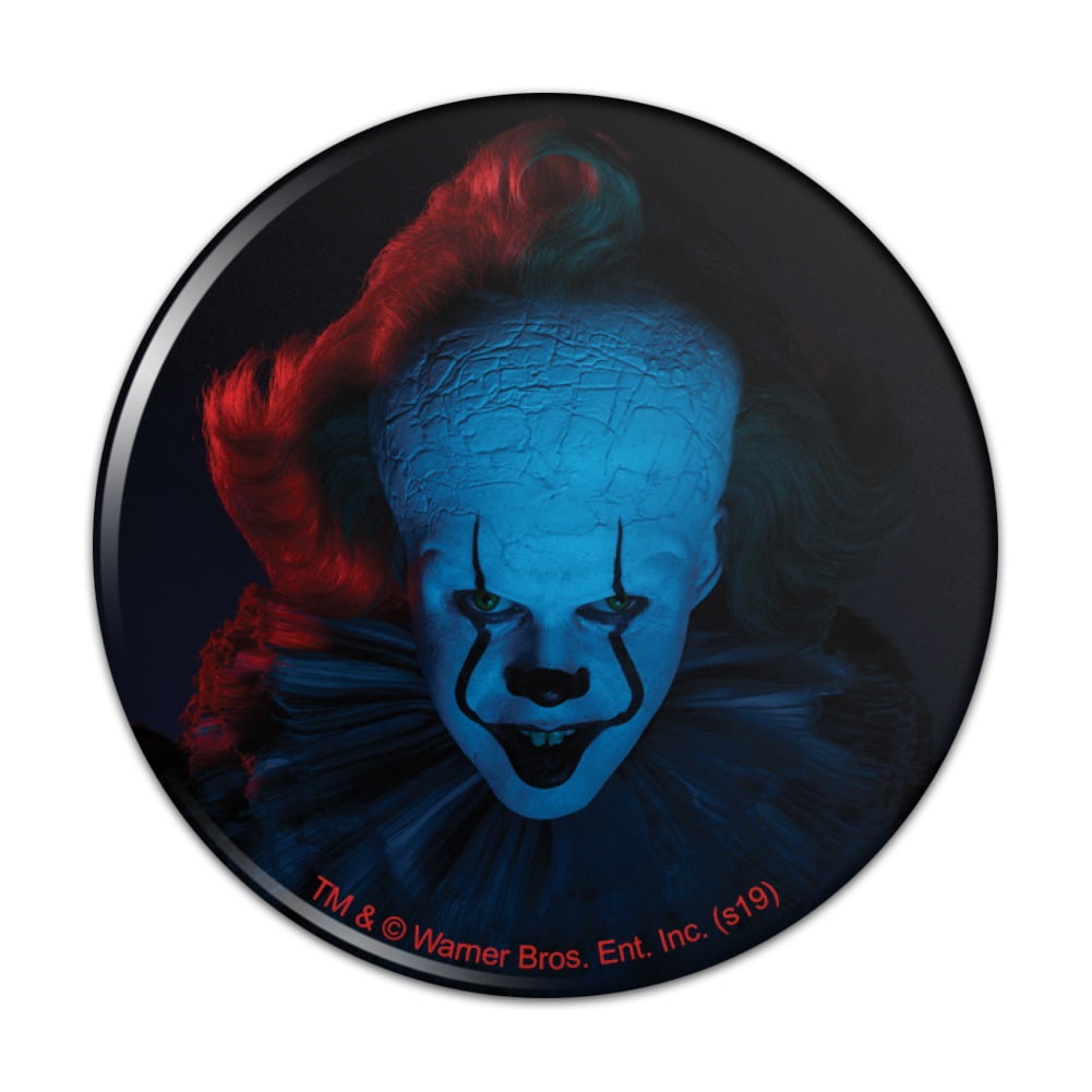 IT: Chapter 2 Blue Pennywise Kitchen Refrigerator Locker Button Magnet ...