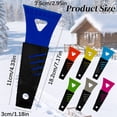 1 Pack 7-Inch Ice Scraper for Car Windshield, Heavy Duty Plastic Frost ...