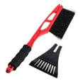 ABS Plastic Snow Scraper And Broom With Cold Resistant PVC Brush Ice ...