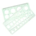 LOLIPPYY 2pcs Drawing Templates Rulers Circle Template Circle Stencil ...