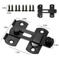 EEEkit 2pcs Door Latches, Heavy Duty Stainless Steel Barn Door Latch ...