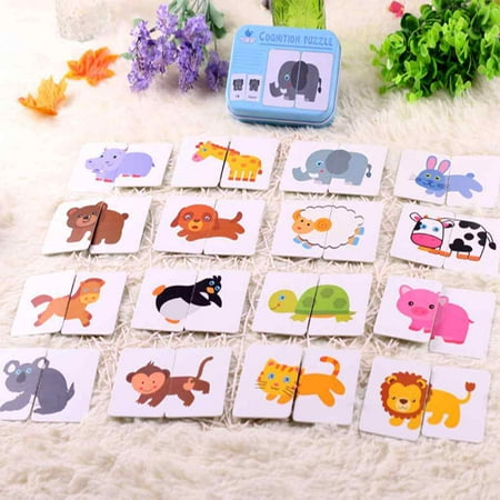 pitrice Educational Early Toys Cartoon Paper Educational Chart Card ...