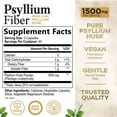 High Absorption Psyllium Husk Capsules 1500mg Daily Fiber Supplement ...