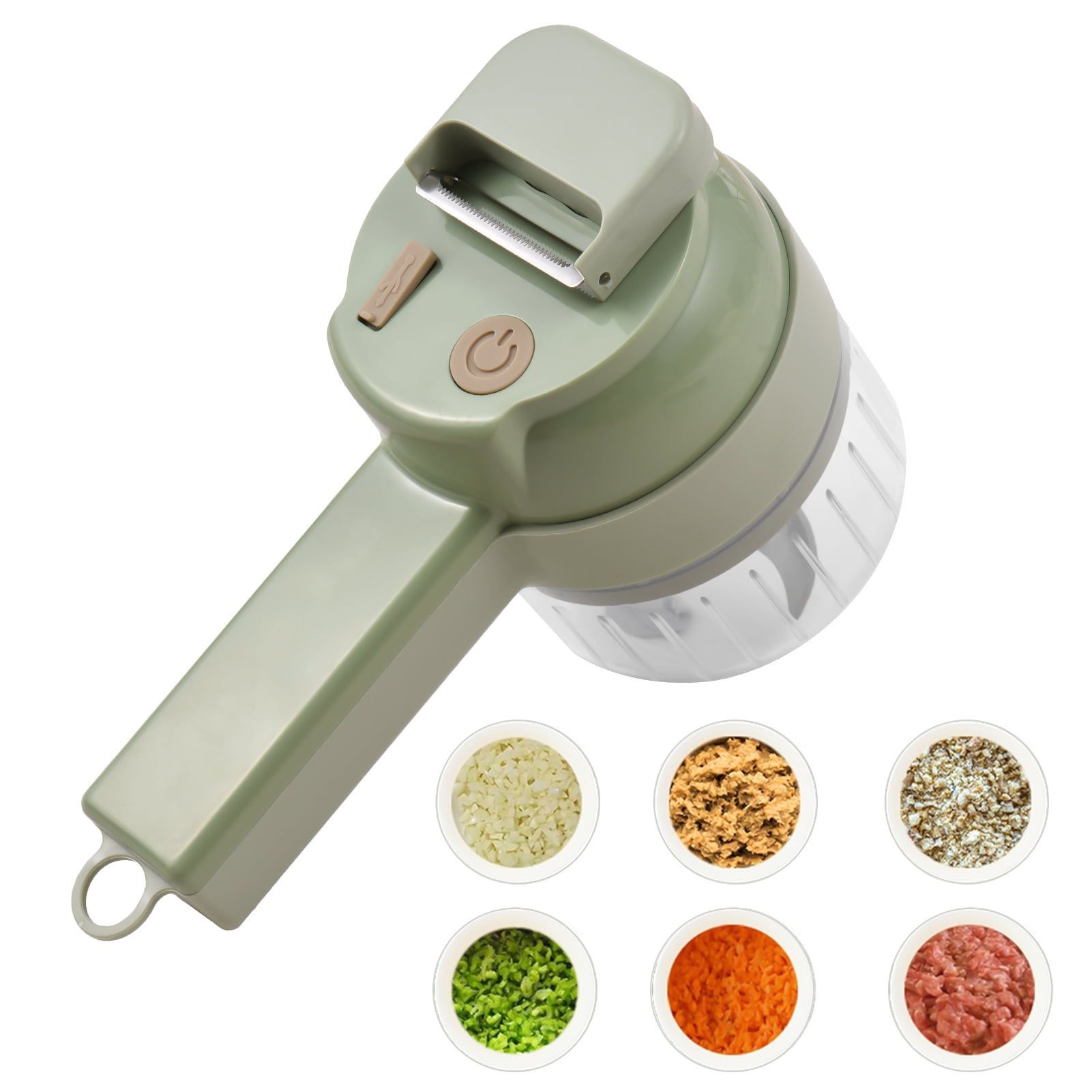 Click here for Zootealy Vegetable Chopper 4 In 1 Handheld Electri... prices