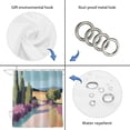 72x78 Inch Shower Curtain Country Road Bathroom Decor, Waterproof ...