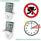 Ukoke Appliance Timer with Outlet, Weekly Programmable, 1 Pack ...