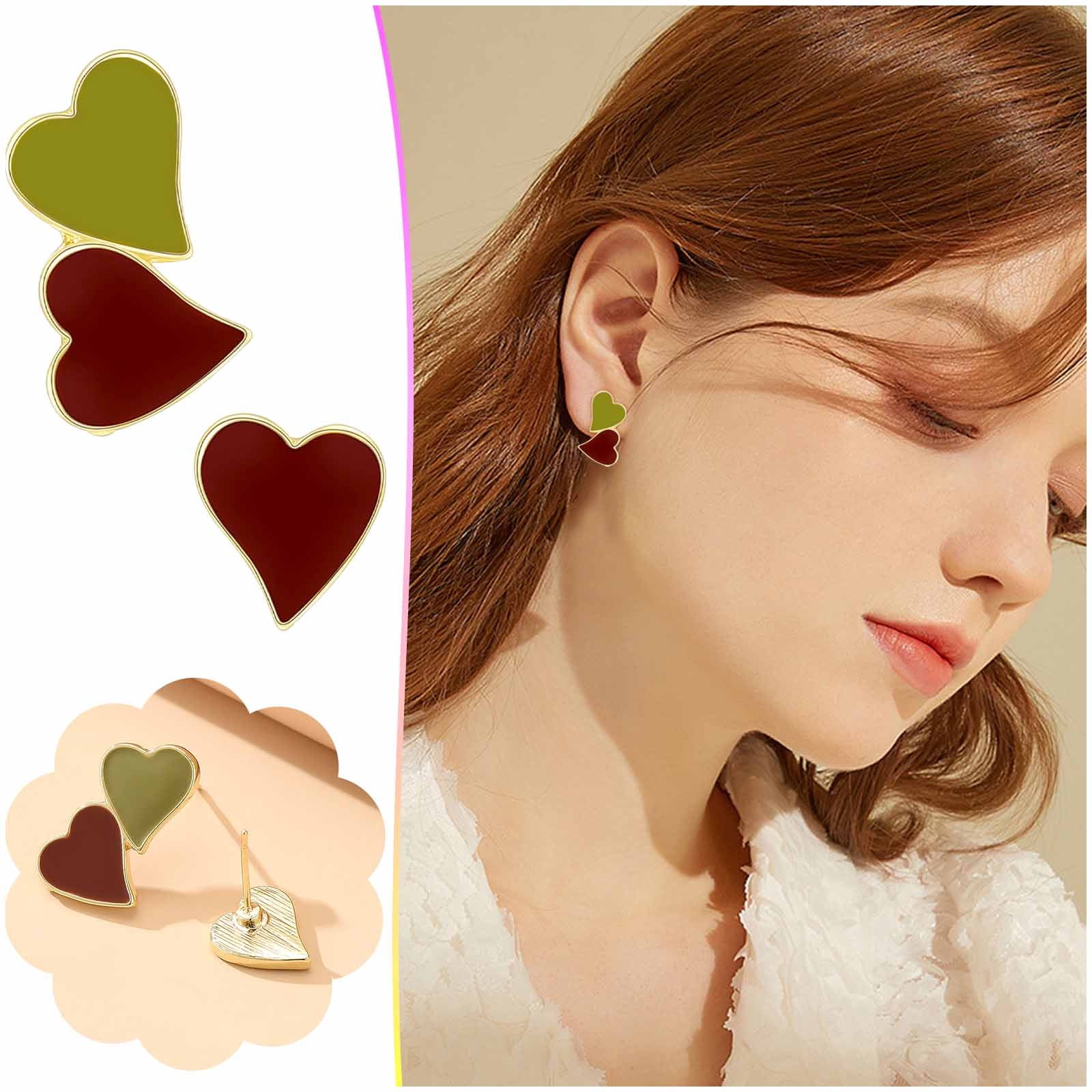 Click here for Egnmcr Stud Earrings For Women Womens Earrings Fas... prices