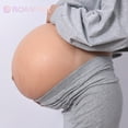 ROANYER Silicone Fake Twins Pregnant Belly Baby Tummy Bump Costume Stretch Marks - Walmart.com