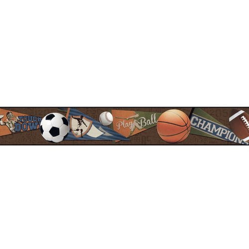 Sports Balls Wallpaper Border