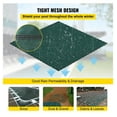 Inground Pool Cover 16x30ft, Safety Pool Cover Rectangle Green Mesh ...