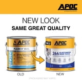 APOC Gloss White Elastomeric Roof Sealant 1 gal - Walmart.com