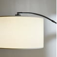 Better Homes & Gardens Modern Metal Arc Floor Lamp with LED Bulb, Black ...