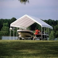ShelterLogic Super Max Heavy Duty Carport Garage Tent, 18 ft. x 20 ft ...