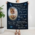 Personalized Memorial Blanket and Throws for Sympathy Gifts, Custom ...