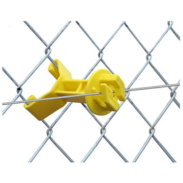 Zareba 25-Pack Yellow Snap-on 2-Inch Extender T-Post Insulator ...