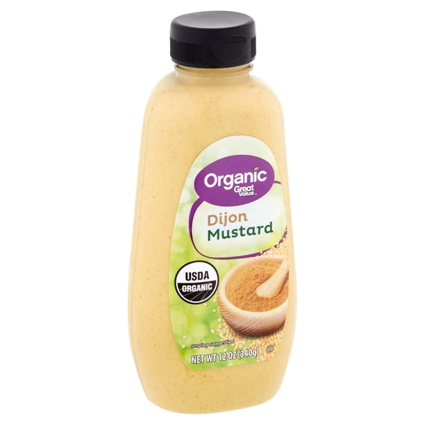 Great Value Organic Dijon Mustard, 12 oz - Walmart.com