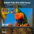 15.6 inch Portable Monitor 1080P FHD Travel Displa HDMI/USB-C ...
