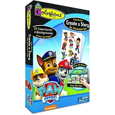 Colorforms Create a Story Re-Stickable Set: Paw Patrol | Walmart Canada