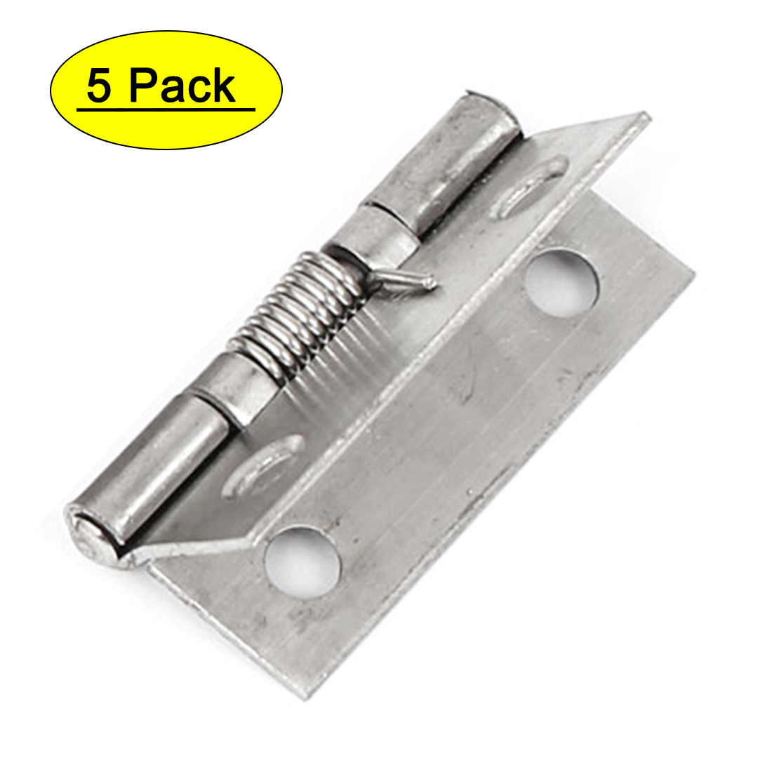Uxcell Cabinet Gate Closet Door Metal Spring Hinge 1.5" Long 5pcs ...