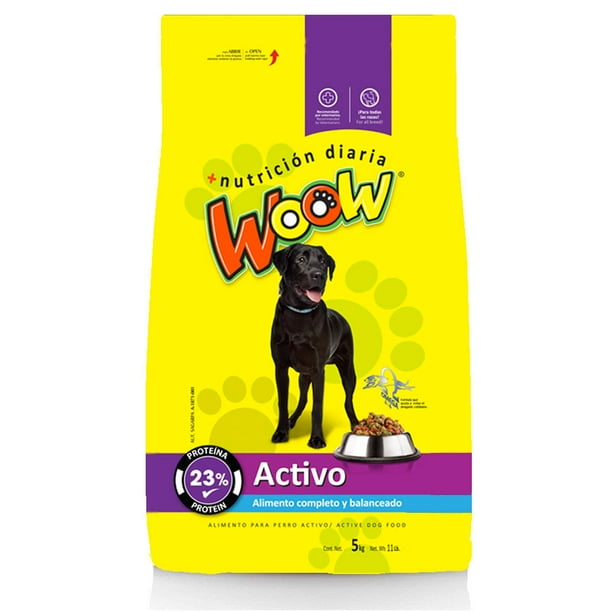 Alimento para perro Adulto Activo 5kg Woow WA5 | Walmart en línea