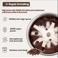 Stainless Steel Electric Coffee Grinder, Multi-Function Mill for Coffee ...