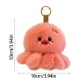 1PC Yellow Minibee Stuffed Octopus Plush Charm Soft Stress Relief ...