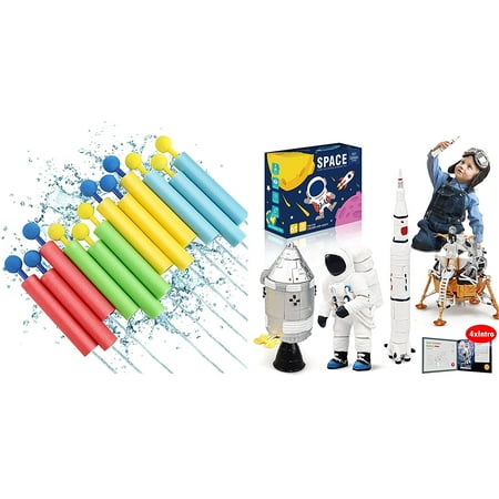 SHTUUYINGGWater Blaster, 12 Pcs Foam Squirt Guns, Space Station Space ...