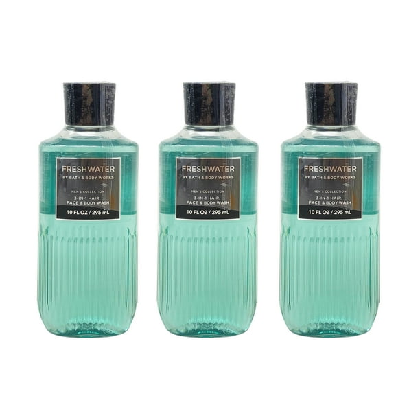 Bath And Body Works Mens Collection Freshwater 3 In 1 Hair Face