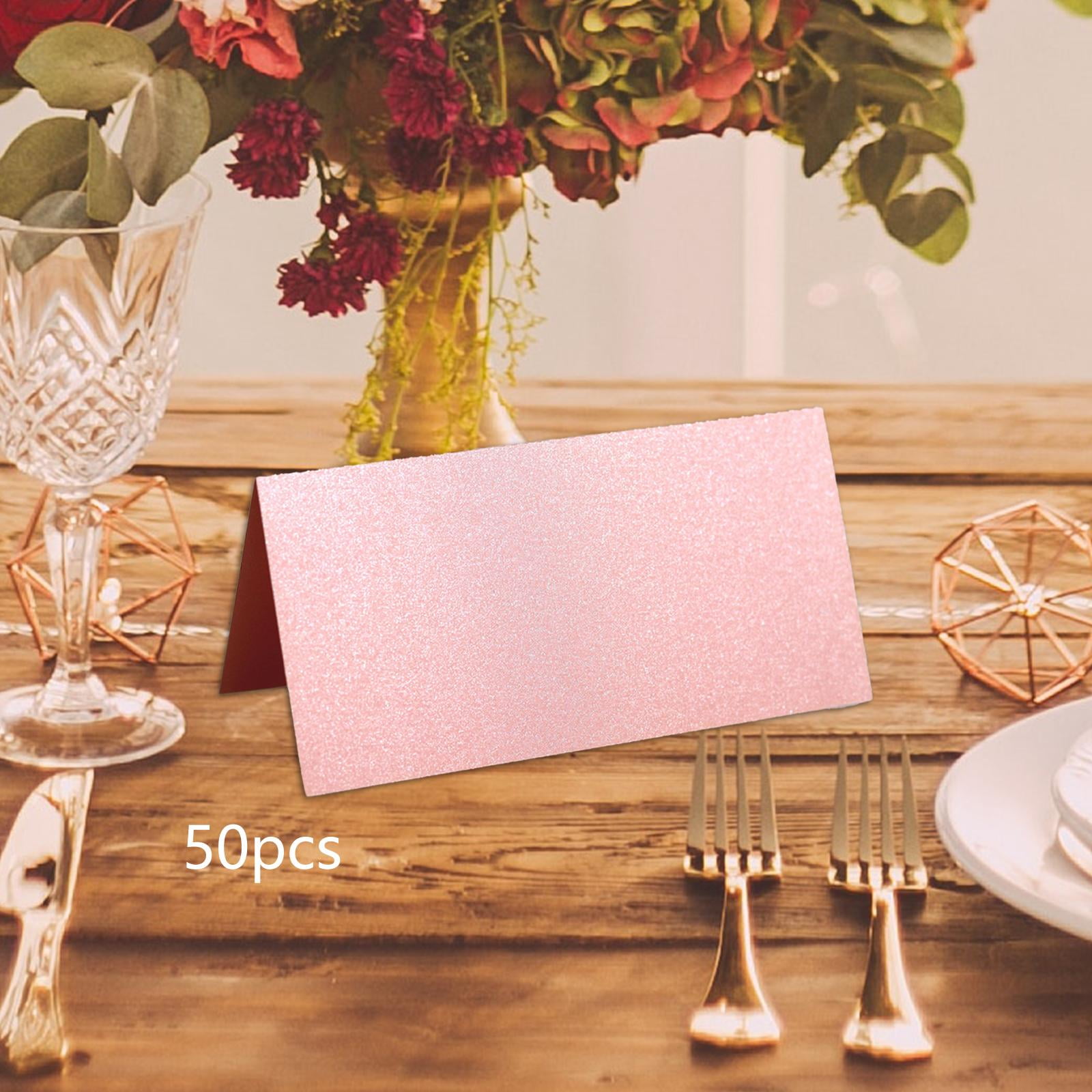50x Wedding Place Cards Seating Place Card Buffet Table Cards Tags Name ...