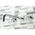 Kingston Brass KS6051CKL Kaiser Two-Handle Wall Mount Roman Tub Faucet ...