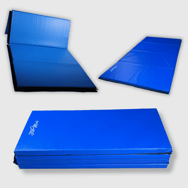 Coinus Sports 4-Panel Folding Gymnastics Exercise Mat with Handles, 4 ...