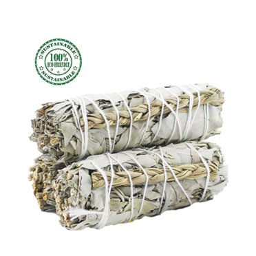 3 Pack Mixed White Sage and Copal Leaves Smudge Sticks | Grown in California Smudge Bundles with ...