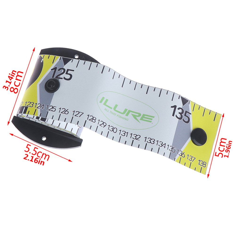 NEW Arrival Fishing Ruler Measurement Tackle Tool Waterproof PVC Fish ...