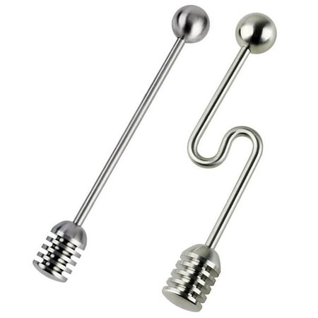 SHAR 2 pieces of honey and syrup bucket server Honey spoon 304 ...