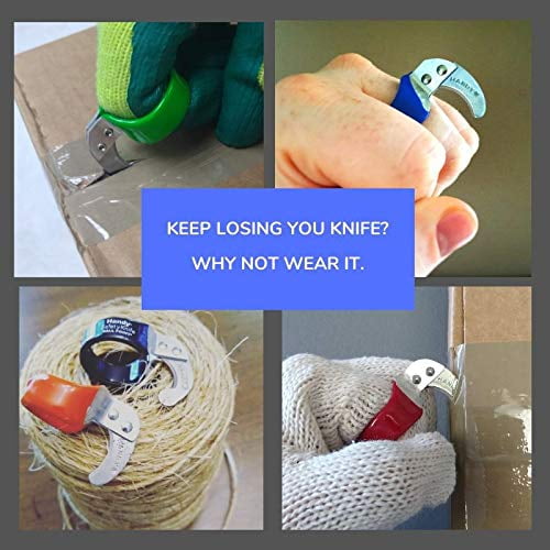 Buy The Original Handy Safety Knife - Utility Ring Knife for Finger ...