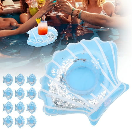 Cergrey Inflatable Cup Holder,Pool Inflatable Drink Holder,12pcs ...