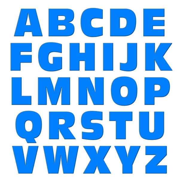 Alphabet Letters Uppercase Blue MAG-NEATO'S(TM) Refrigerator Magnet Set ...