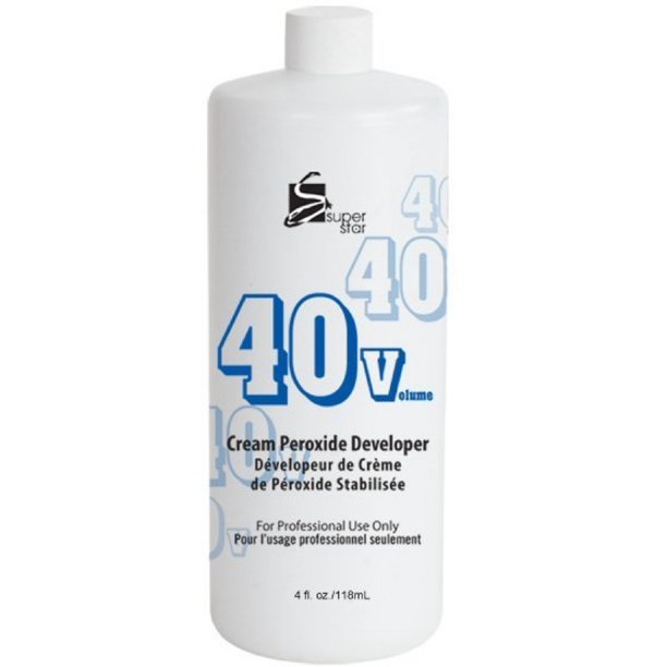 Superstar 40 Volume Cream Peroxide Developer 4 oz - Walmart.com ...