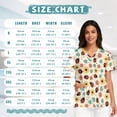 Binienty Ladybug & Daisy Floral Pattern Nursing Uniforms Breathable ...